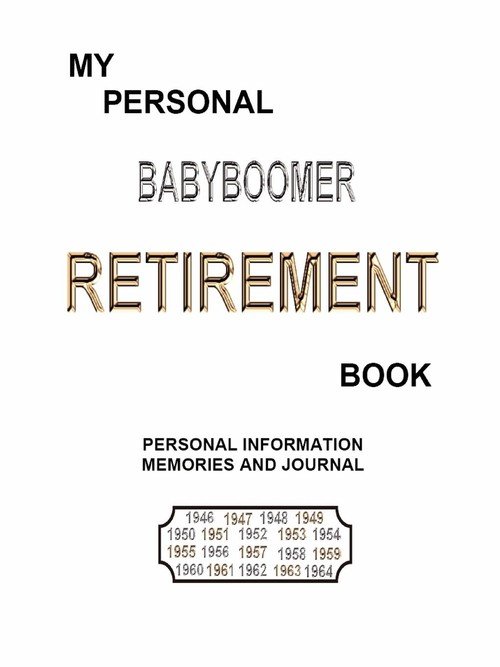 My Personal Babyboomer Retirement Book - Richard Lm | Książka w Empik