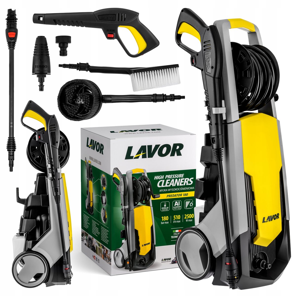 Myjka ciśnieniowa Lavor 180 bar 2500 W - Inna marka | Sklep EMPIK.COM