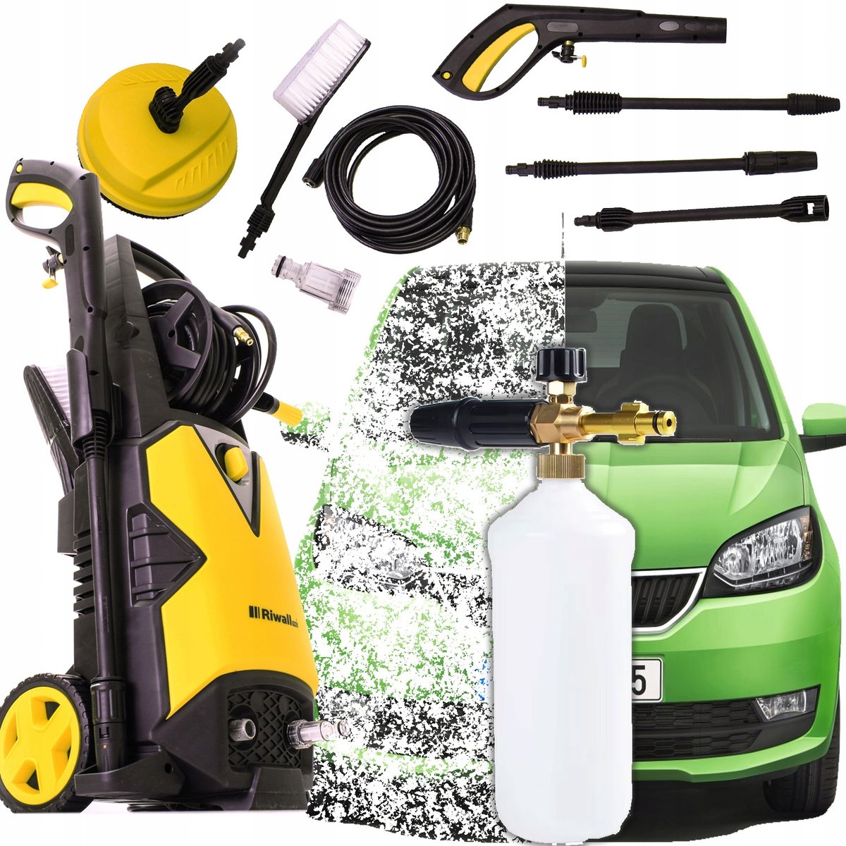 MYJKA CIŚNIENIOWA REPW 150 RIWALL K BAR MOCNA POMPA ZESTAW POWER CONTROL - Inna marka | Sklep ...