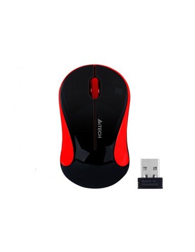 Mysz A4Tech V-TRACK G3-270N-1 (Black+rRed) WRLS - A4Tech | Sklep EMPIK.COM