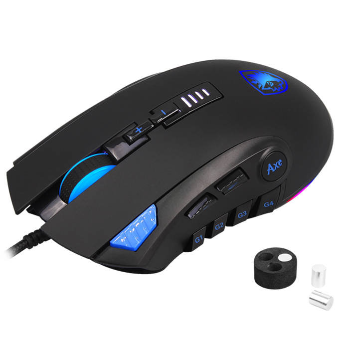 Mysz Gamingowa Sades Axe Rgb (Black/Blue) - Inny producent | Gry i ...