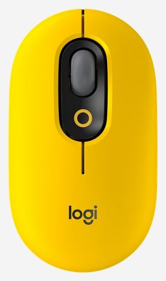 Mysz LOGITECH POP 910-006546, Bluetooth, Blast Yellow - Logitech ...