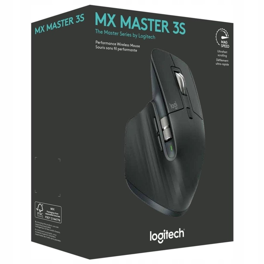 Myszka Logitech MX Master 3S Bezprzewodowa 2.4GHz Bluetooth ...