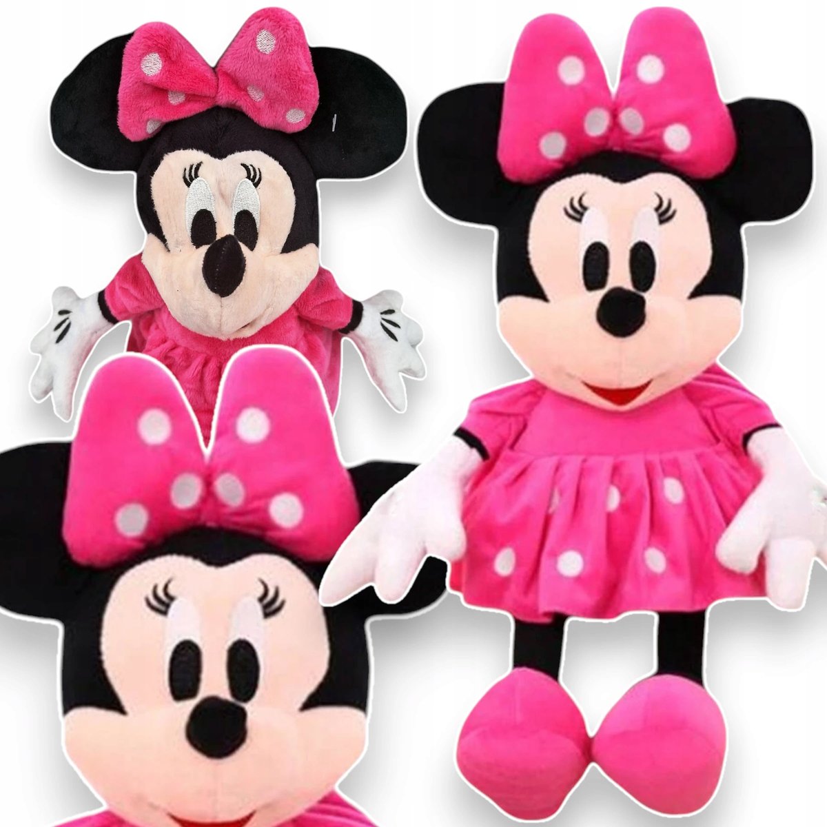 MYSZKA MINNIE DUŻA MASKOTKA BAJKI PLUSZOWA MÓWI PL PRZYTULANKA MISIEK ...