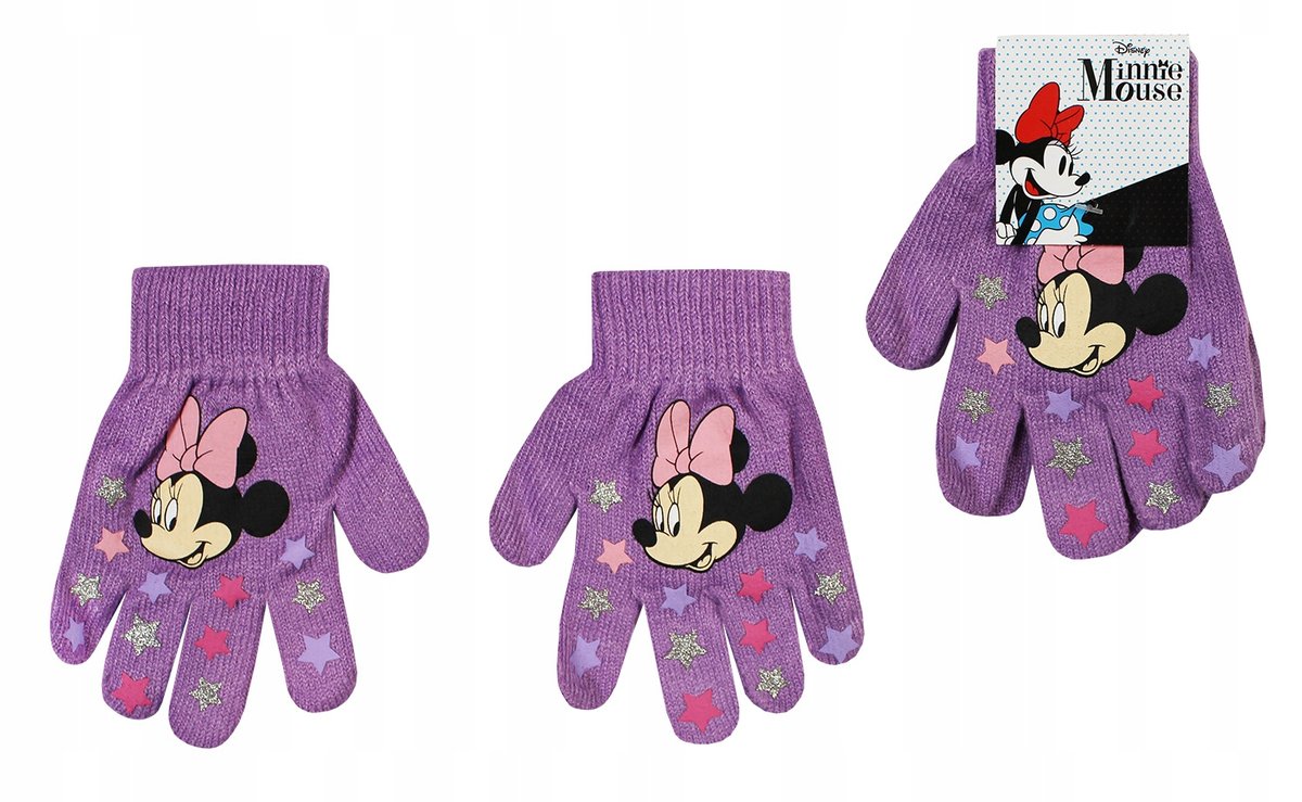 Myszka Minnie Rękawiczki Dla Dziecka Dla Dziewczynki Disney Ciepłe ...
