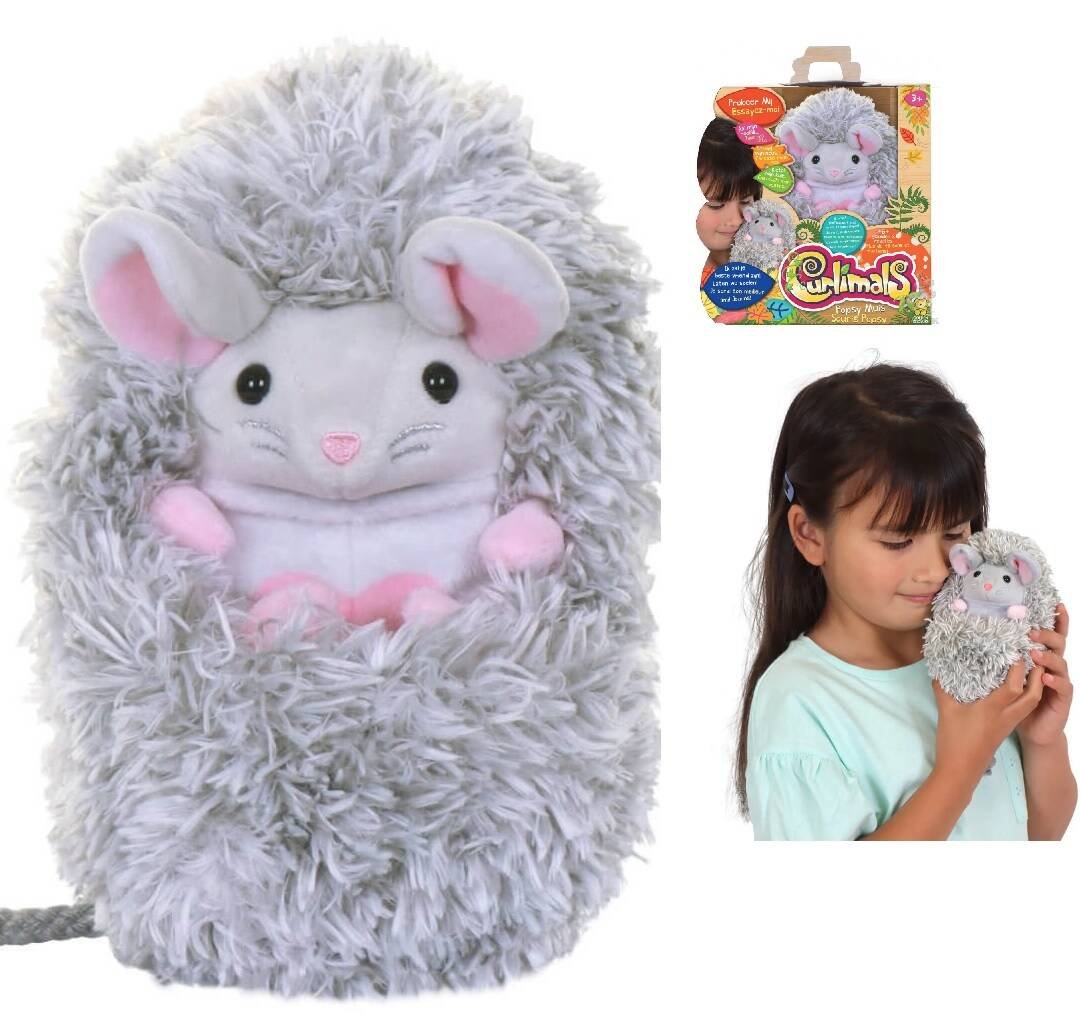 Myszka Siwy Jeżyk Curlimals Plusz Interaktywny - Inna marka | Sklep ...