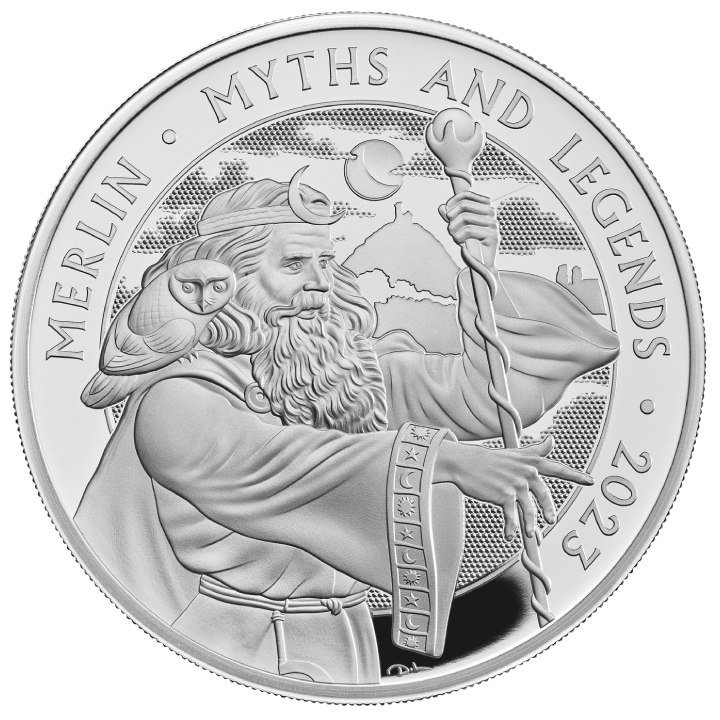 Myths & Legends: Merlin 1 uncja Srebra 2023 Proof - Inna marka | Sklep ...