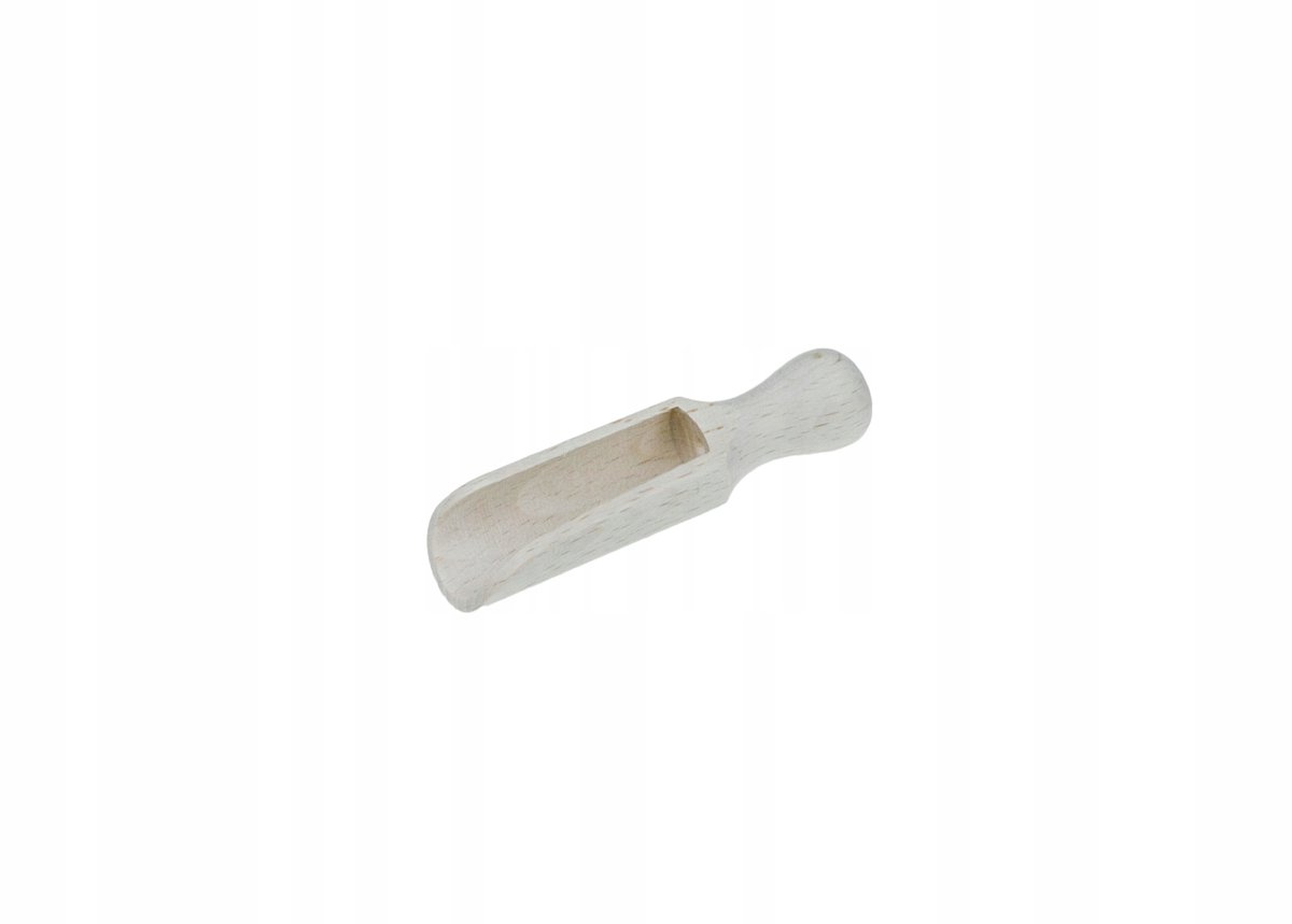 Nabierak czerpak drewniany mały łopatka 8cm - PEEWIT | Sklep EMPIK.COM