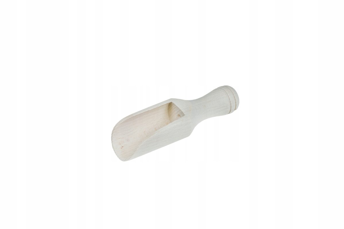 Nabierak czerpak drewniany z frezem łopatka 10cm - PEEWIT | Sklep EMPIK.COM