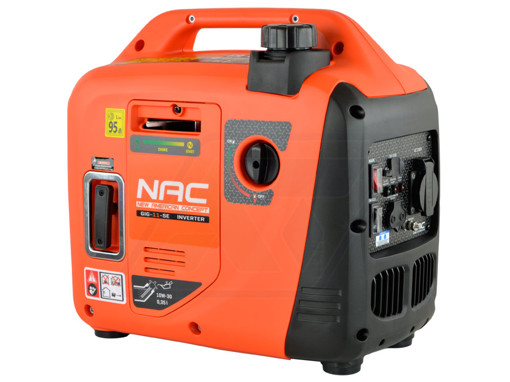 NAC, Agregat Prądotwórczy Inwerterowy 1,2 Kw 230 V Avr Tryb Eco, GIG-11 ...