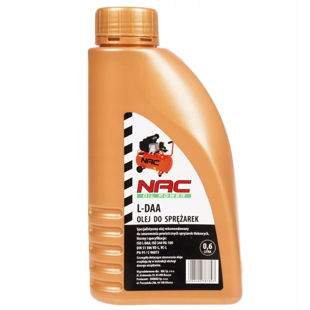 Nac Olej Do Sprężarek Ldaa-100 0,6L L-Daa Olej Sprężarki Kompresora - Inna marka | Motoryzacja EMPIK