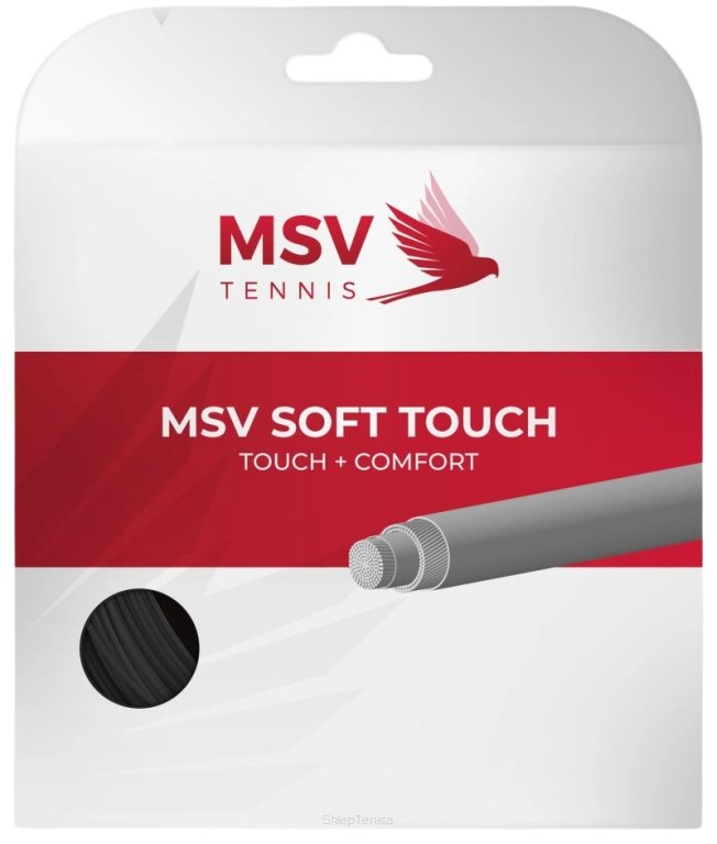 Naciąg tenisowy MSV Soft Touch 1.35 czarny - MSV | Sport Sklep EMPIK.COM
