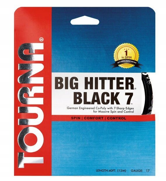 Naciąg tenisowy Tourna Big Hitter Black 7 1.25 czarny - Tourna | Sport ... Naciąg tenisowy Tourna Big Hitter Black 7 1.25 czarny - Tourna | Sport ...