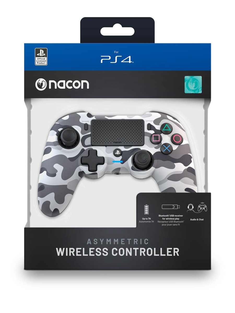 NACON PS4 Pad bezprzewodowy - asymetryczny camo szary - Nacon | Gry i programy Sklep EMPIK.COM
