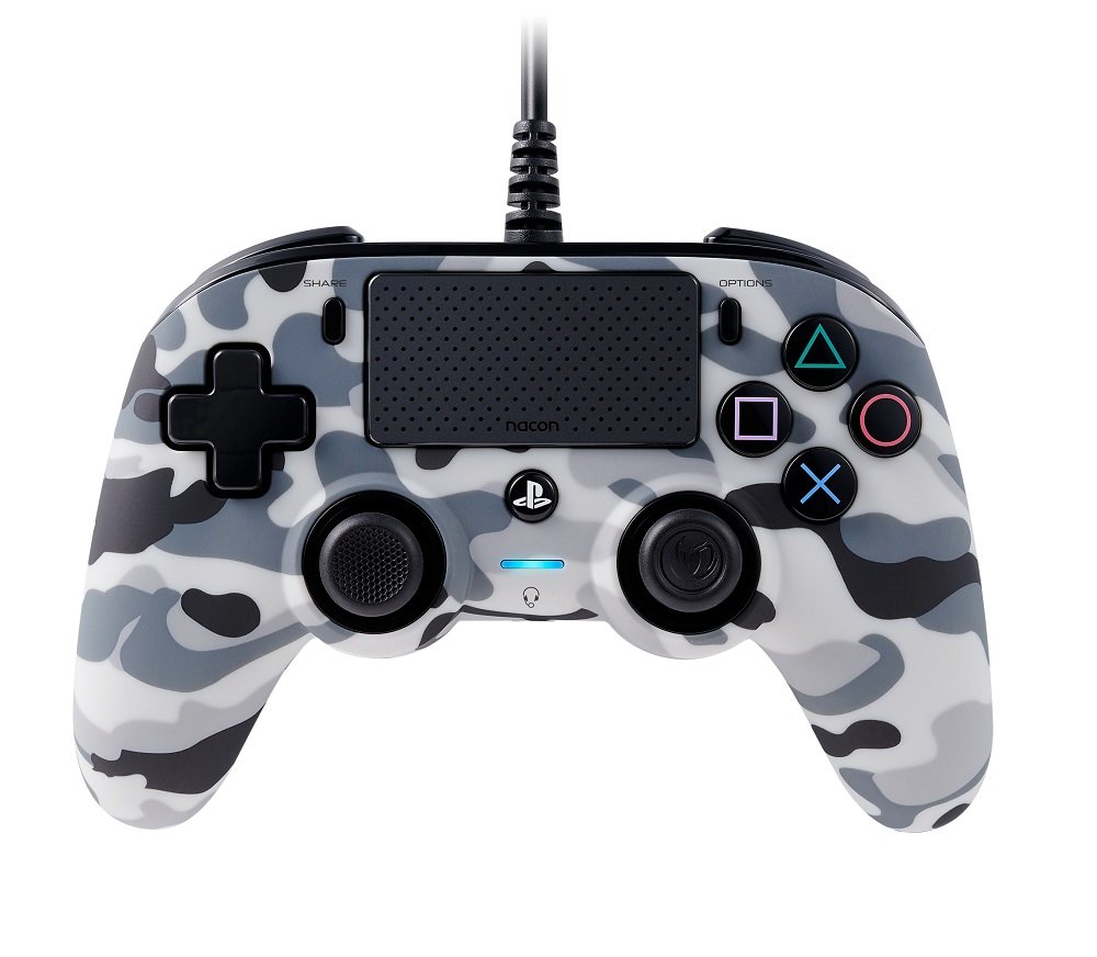 NACON PS4 Pad przewodowy Compact Camo Szary - Nacon | Gry i programy ...