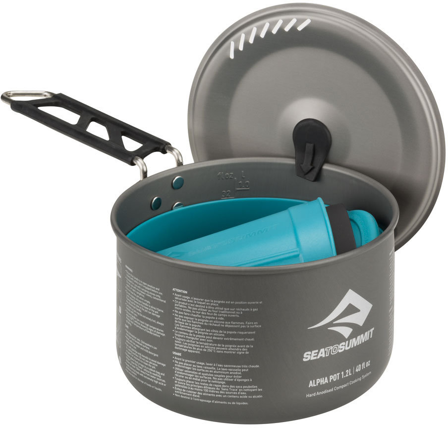 Naczynia turystyczne Sea to Summit Alpha Cook Set 1.1 AKI5004 zestaw r ...