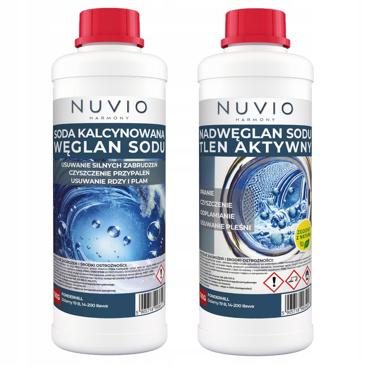 NADWĘGLAN SODU i SODA KALCYNOWANA zestaw proszków Nuvio - NUVIO | Sklep ...