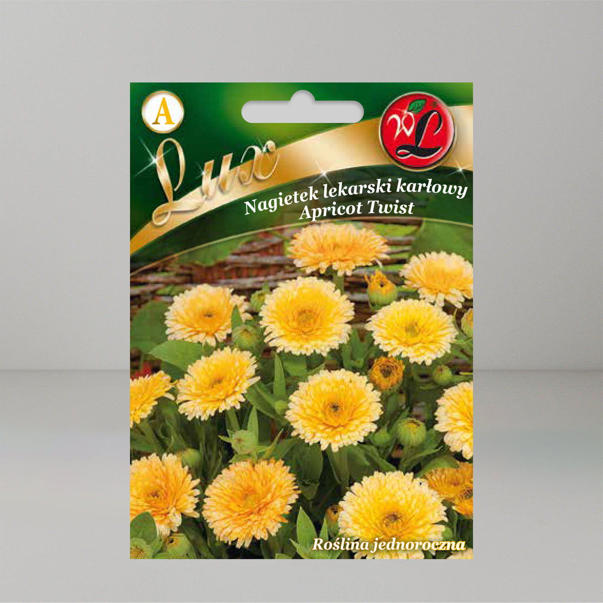 Nagietek lekarski Apricot Twist Pomarańczowy 2g - Nasiona - W. Legutko ...