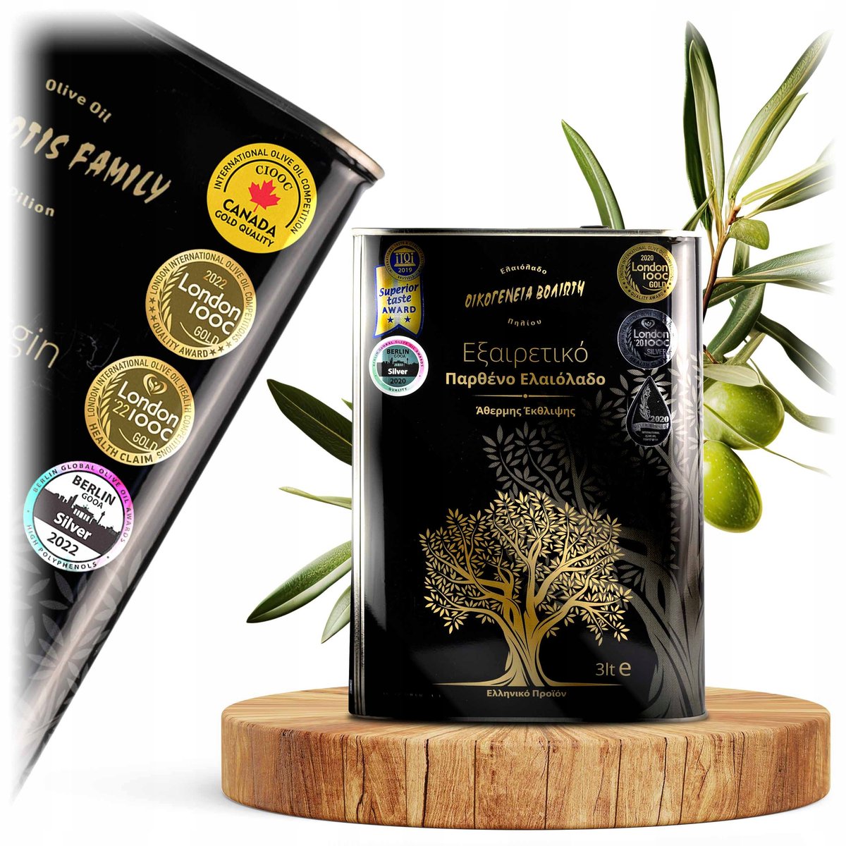 Nagradzana GRECKA Oliwa z Oliwek Extra Virgin 3L - 1 w POLSCE ...