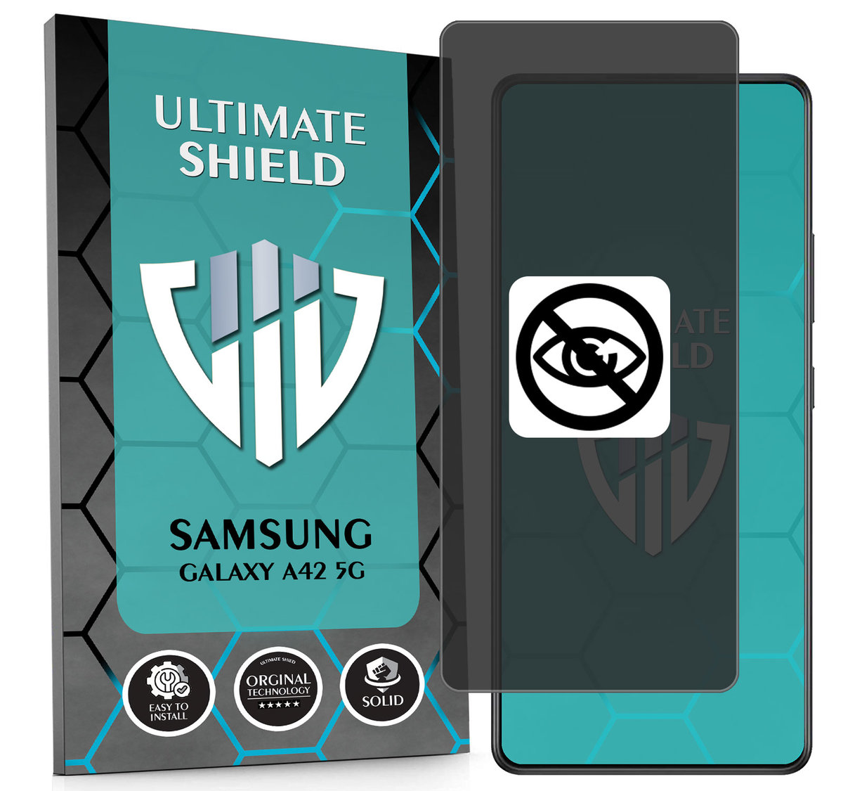 NAJLEPSZA FOLIA 5D ANTYSZPIEGOWSKA DO SAMSUNG GALAXY A42 5G HYDROŻELOWA ...