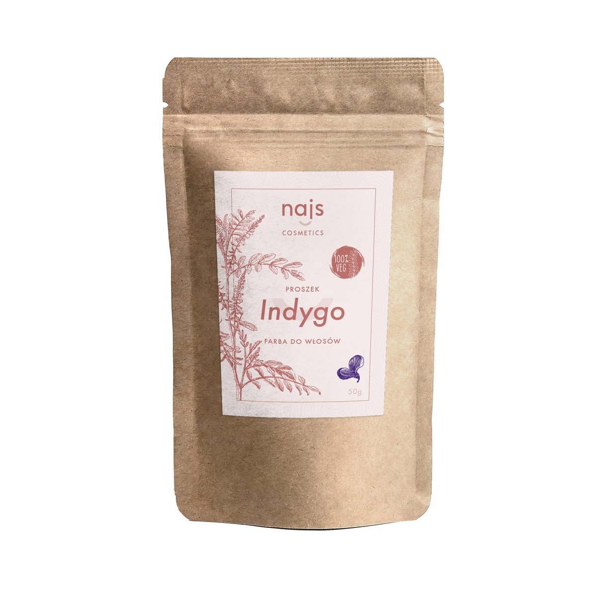 Najs Indygo Proszek Indigofera Tinctoria 50g | Sklep EMPIK.COM