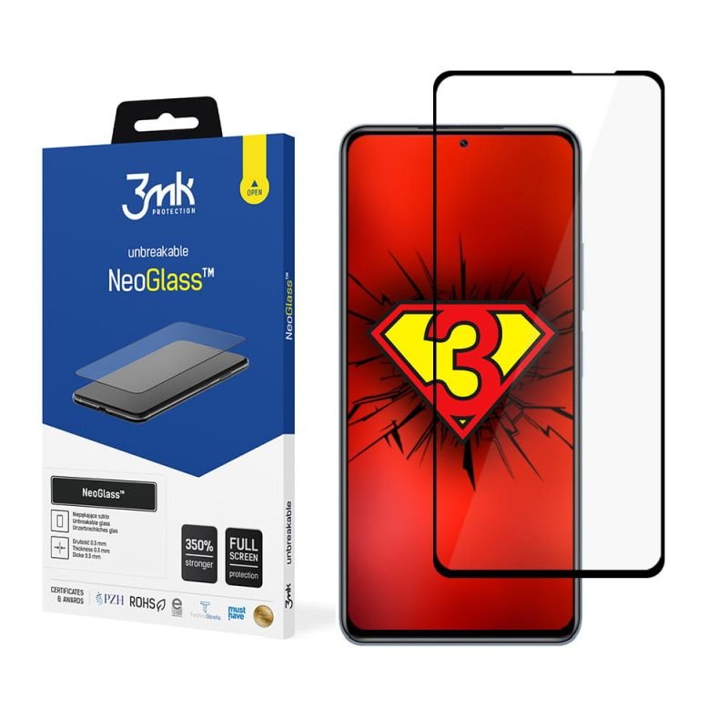 Najtrwalsze szkło na cały ekran do Xiaomi Redmi Note 10 Pro Max - 3mk ...