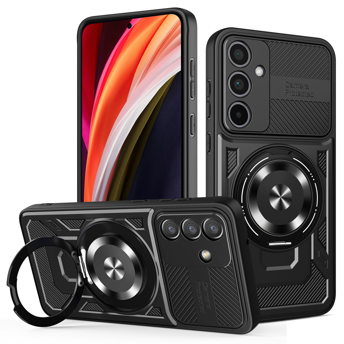 NAKŁADKA DEFENDER ARMOR MAG DO SAMSUNG GALAXY A37 5G CZARNA ...