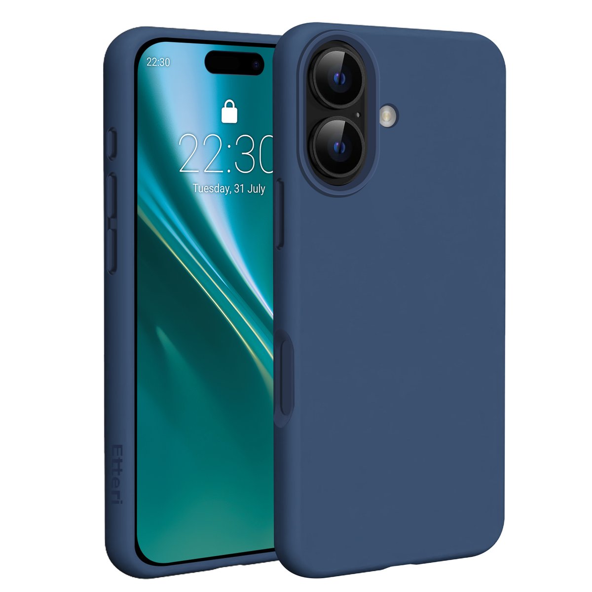 Nakładka Etteri Silicone Mag case do iPhone 17 ciemnoniebieska - Etteri ...