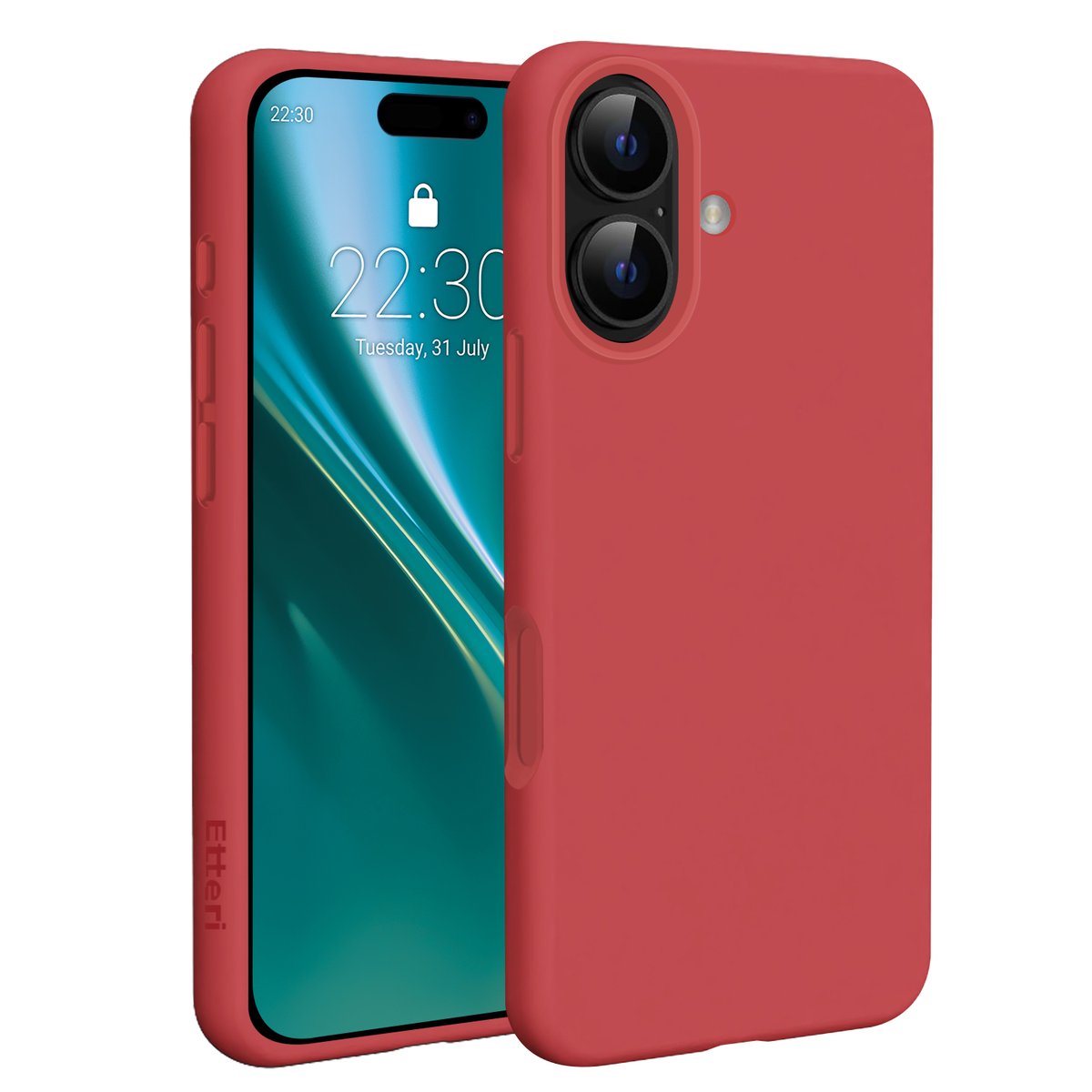 Nakładka Etteri Silicone Mag case do iPhone 17 malinowa - Etteri ...