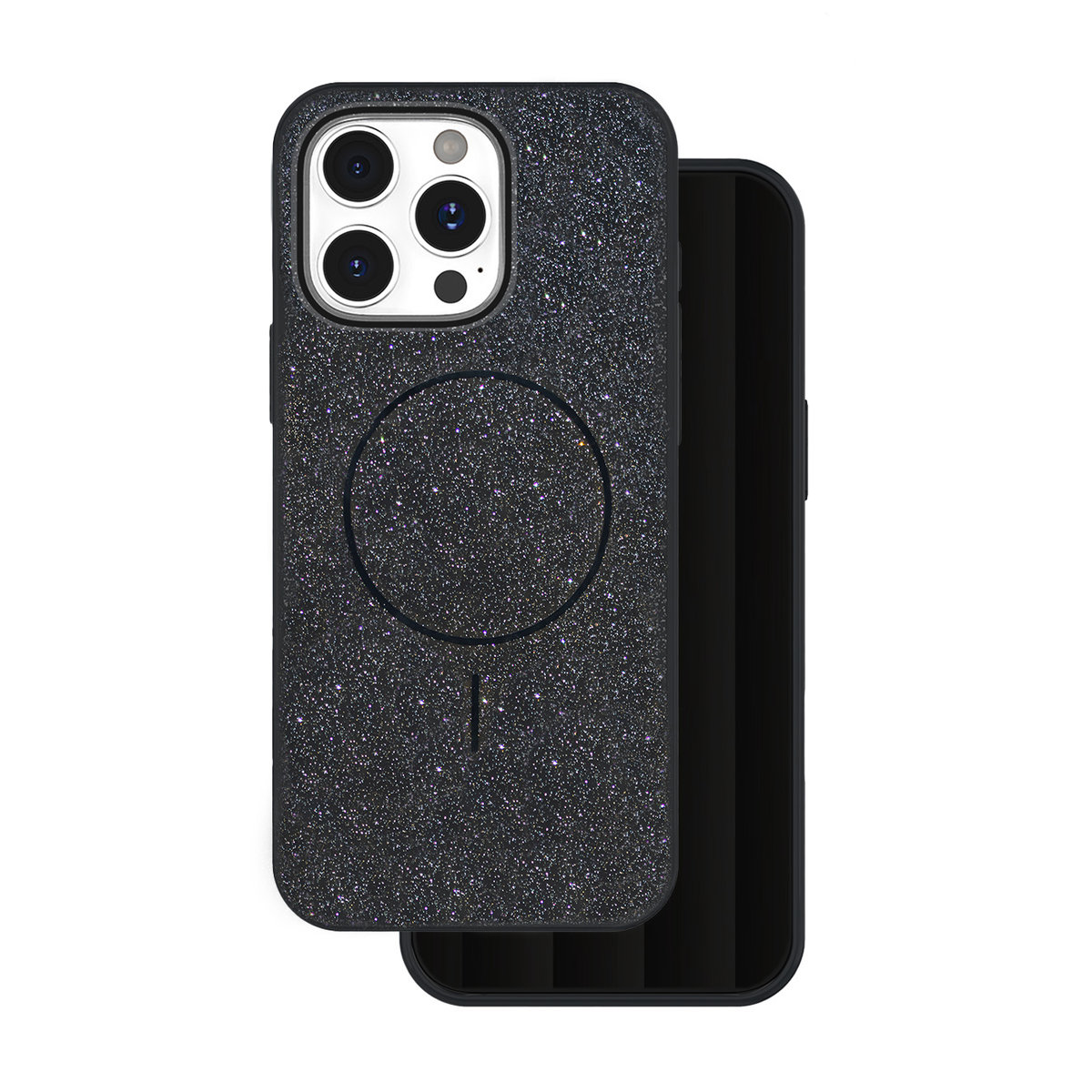 Nakładka Glitter Thin Mag do iPhone 17 Pro 6,3" czarna - Inna marka ...
