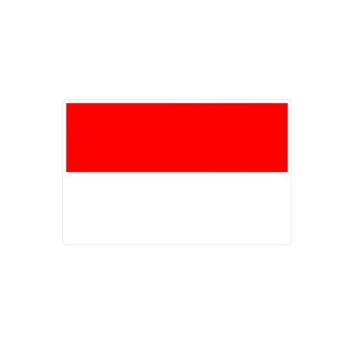 Naklejka Flaga Indonezji 6,0x9,0cm w 1000 sztuk - Inny producent (majster PL) | Sklep EMPIK.COM