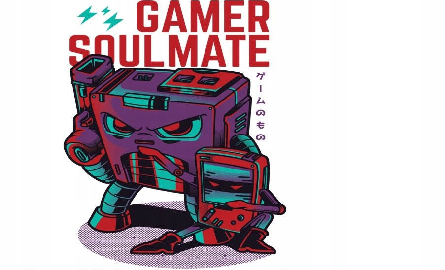 Naklejka na Okno Meble Lustro Ścianę Etui Gracz Gamer Robot Stwór ...