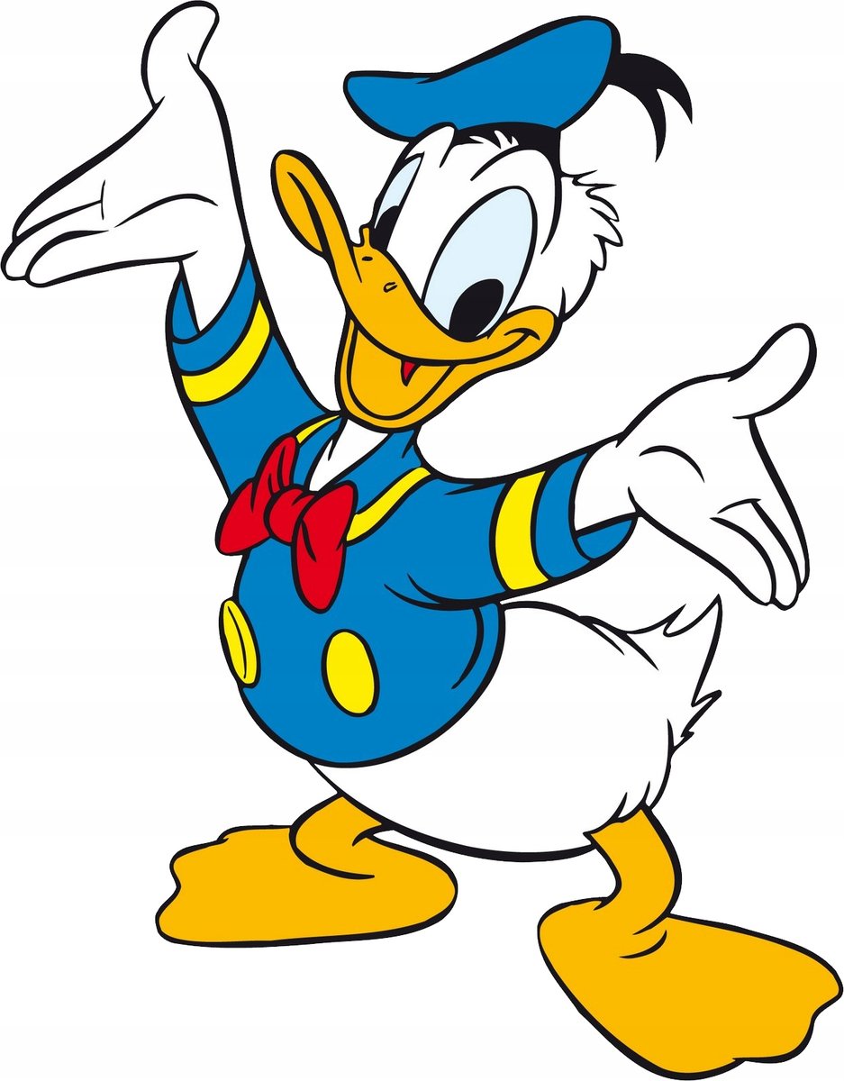 Naklejka na Okno Meble Lustro Ścianę Etui Kaczor Donald - Atram | Moda ...