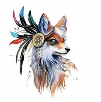 Naklejka na Okno Meble Lustro Ścianę Etui Lis Akwarela - Atram | Moda ...