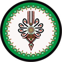 Naklejka okrągła Podhale, Parzenica - Artfolk | Sklep EMPIK.COM
