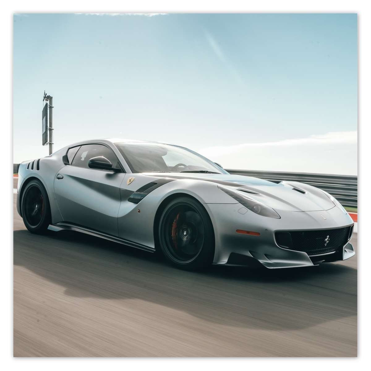Naklejka ścienna 100x100 Samochód Ferrari - ZeSmakiem | Sklep EMPIK.COM