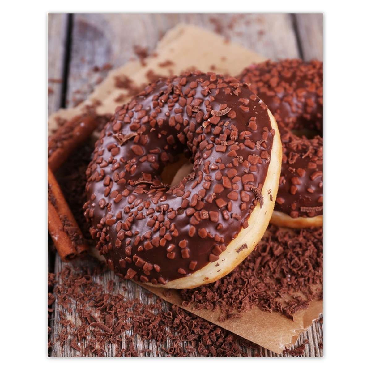 Naklejka ścienna 40x50 Coś na deser Pączki - ZeSmakiem | Sklep EMPIK.COM