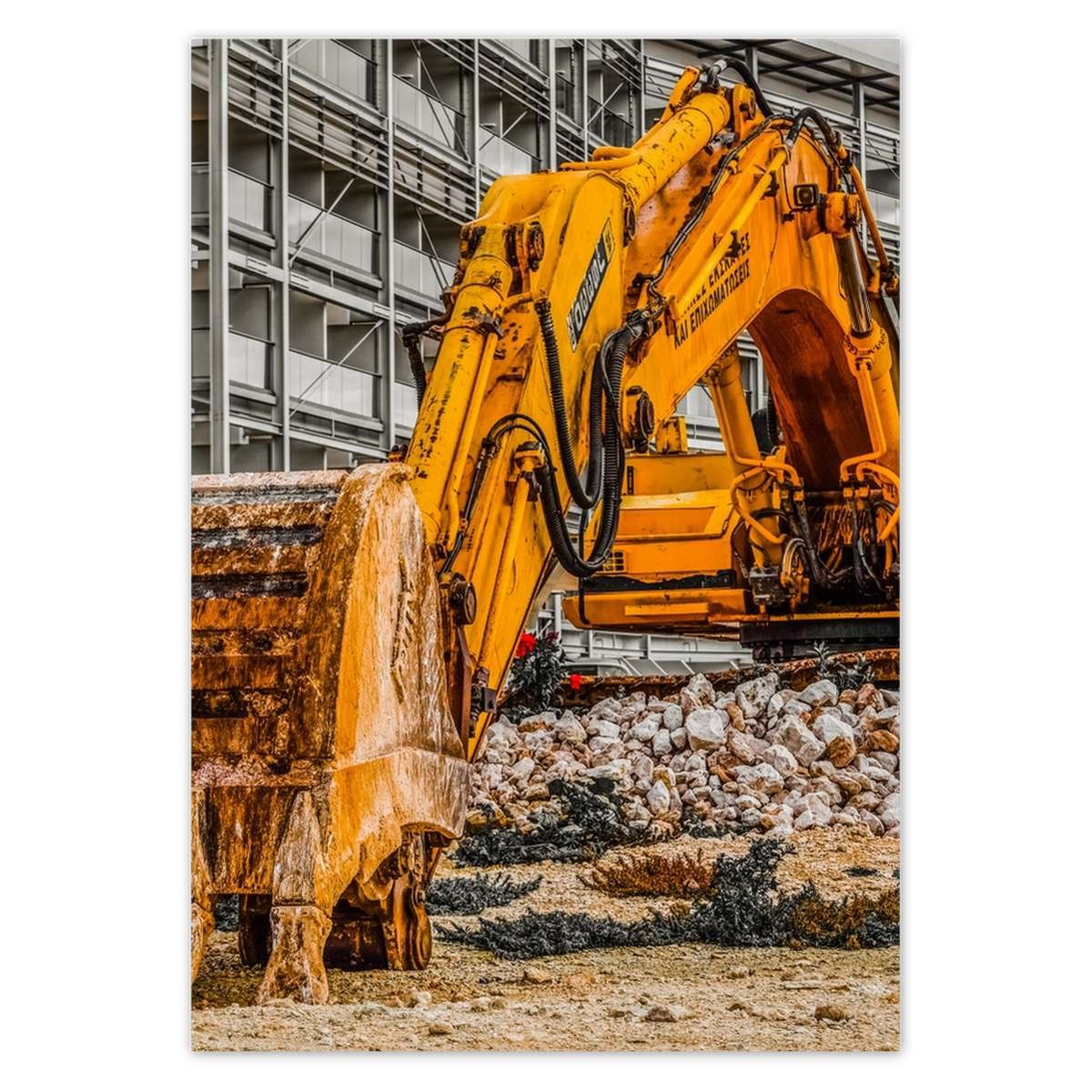 Naklejka ścienna 70x100 Koparka - ZeSmakiem | Sklep EMPIK.COM