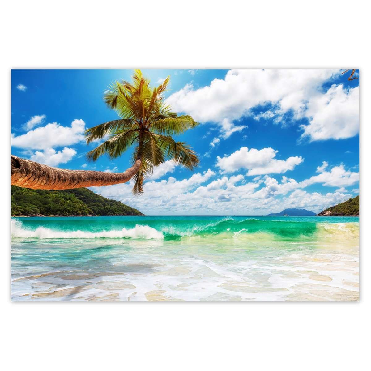 Naklejka ścienna 90x60 Tropiki Pejzaż Palmy - ZeSmakiem | Sklep EMPIK.COM