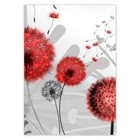 Naklejka ścienna A2 PION Czerwone dmuchawce - ZeSmakiem | Sklep EMPIK.COM