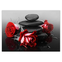 Naklejka ścienna A2 POZIOM Czerwone róże SPA - ZeSmakiem | Sklep EMPIK.COM