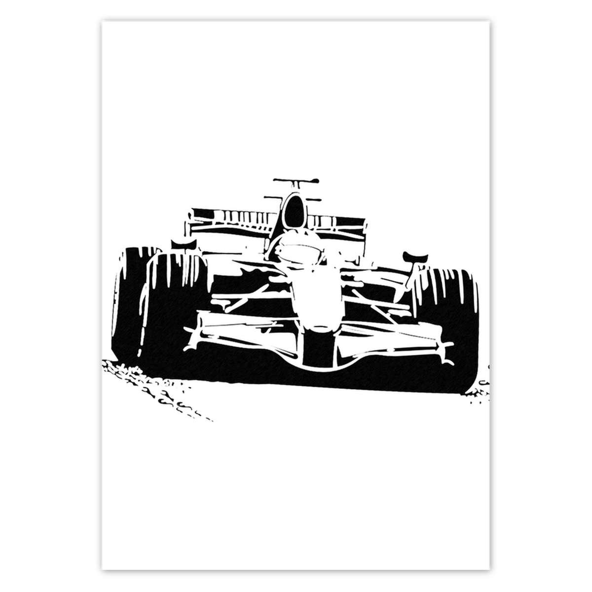 Naklejka ścienna A3 PION Formuła 1 - ZeSmakiem | Sklep EMPIK.COM