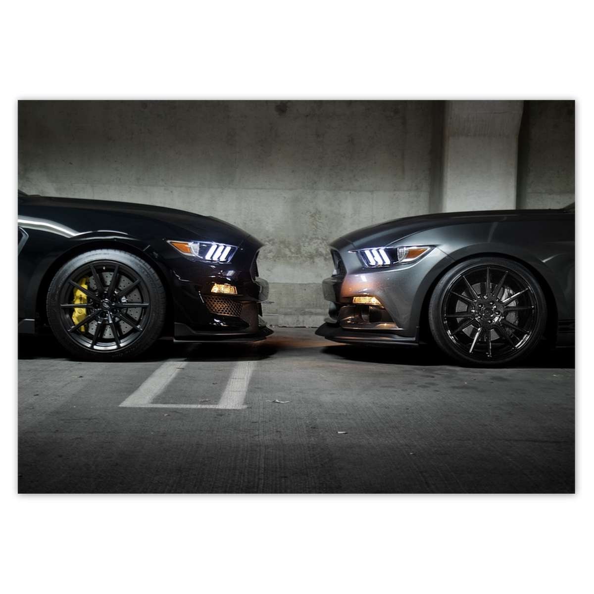Naklejka ścienna A3 POZIOM Ford Mustang made in USA - ZeSmakiem | Sklep ...