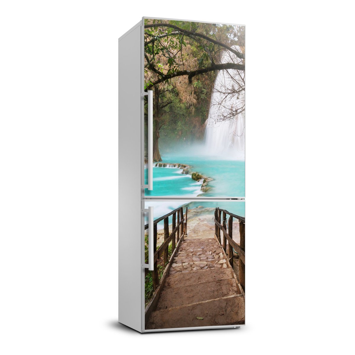 Naklejka Tapeta na lodówkę Wodospad Meksyk 70x190, Tulup - Tulup ...