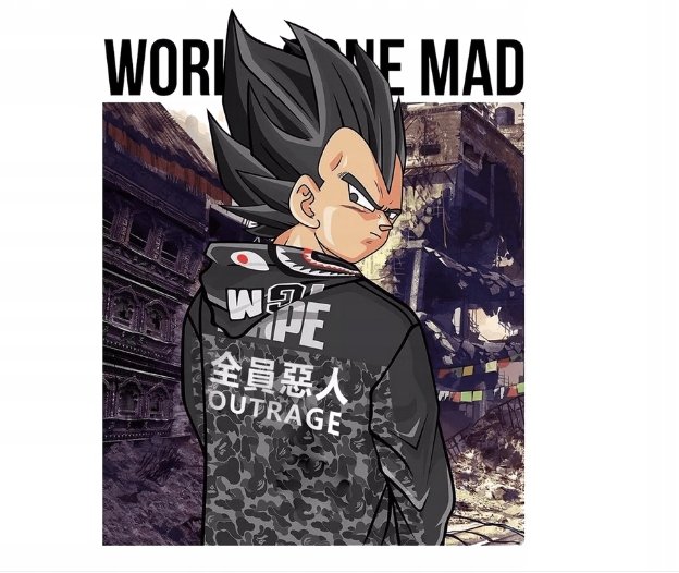 Naklejka Uv Wypukła Ozdobna DTF UV Aplikacja Dragon Ball Anime - Atram ...