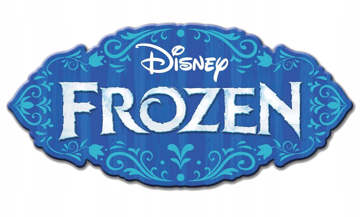 Naklejka Uv Wypukła Ozdobna DTF UV Aplikacja Logo Frozen Kraina Lodu ...