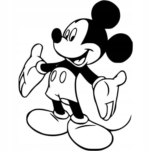 Naklejka Uv Wypukła Ozdobna DTF UV Aplikacja Myszka Miki Mickey - Atram ...