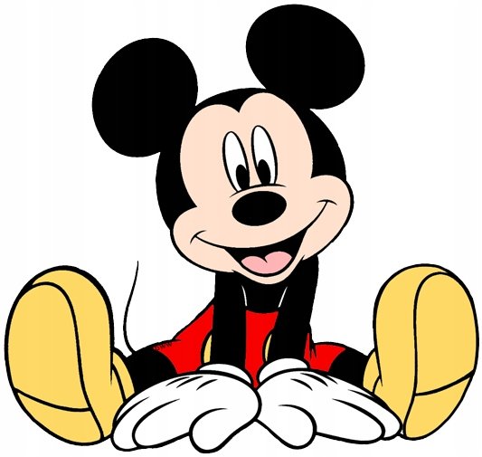 Naklejka Uv Wypukła Ozdobna DTF UV Aplikacja Myszka Miki Mouse 3 ...