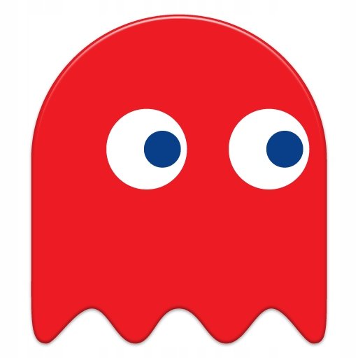 Naklejka Uv Wypukła Ozdobna DTF UV Aplikacja Pacman Duch - Atram ...