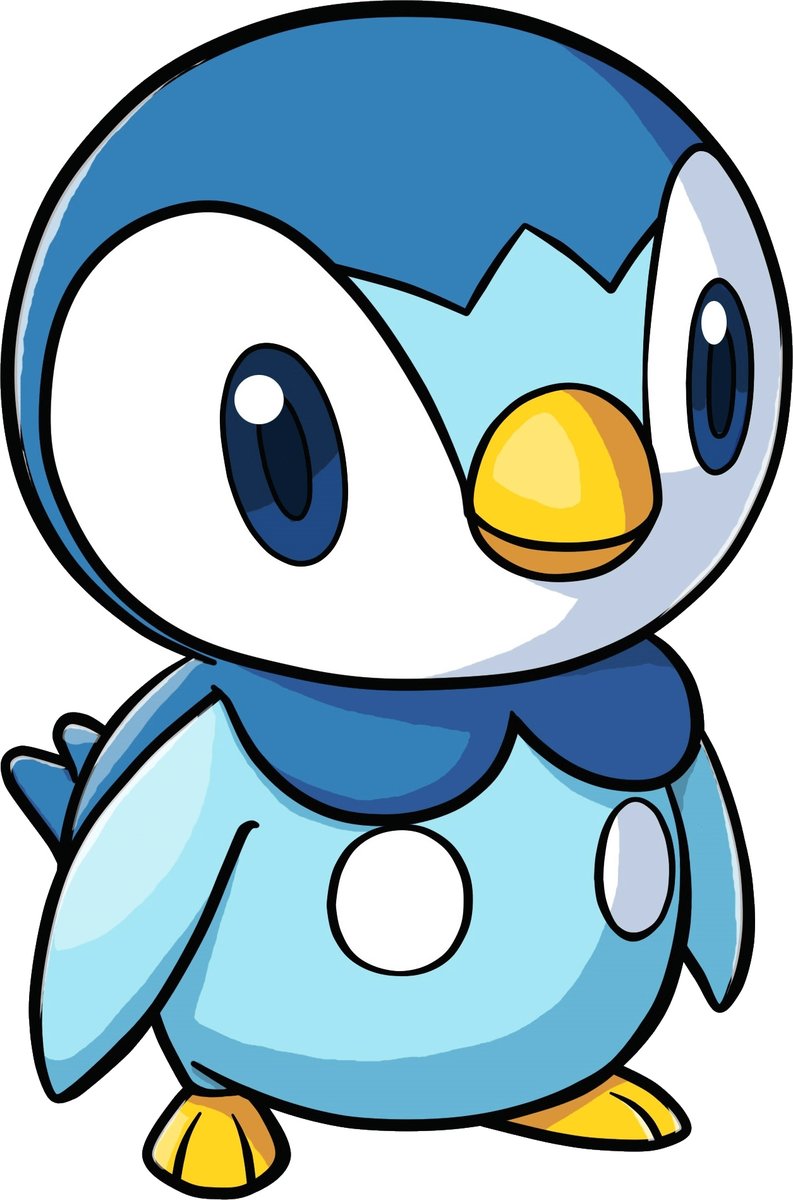 Naklejka Uv Wypukła Ozdobna DTF UV Aplikacja Piplup Pokemon - Atram ...